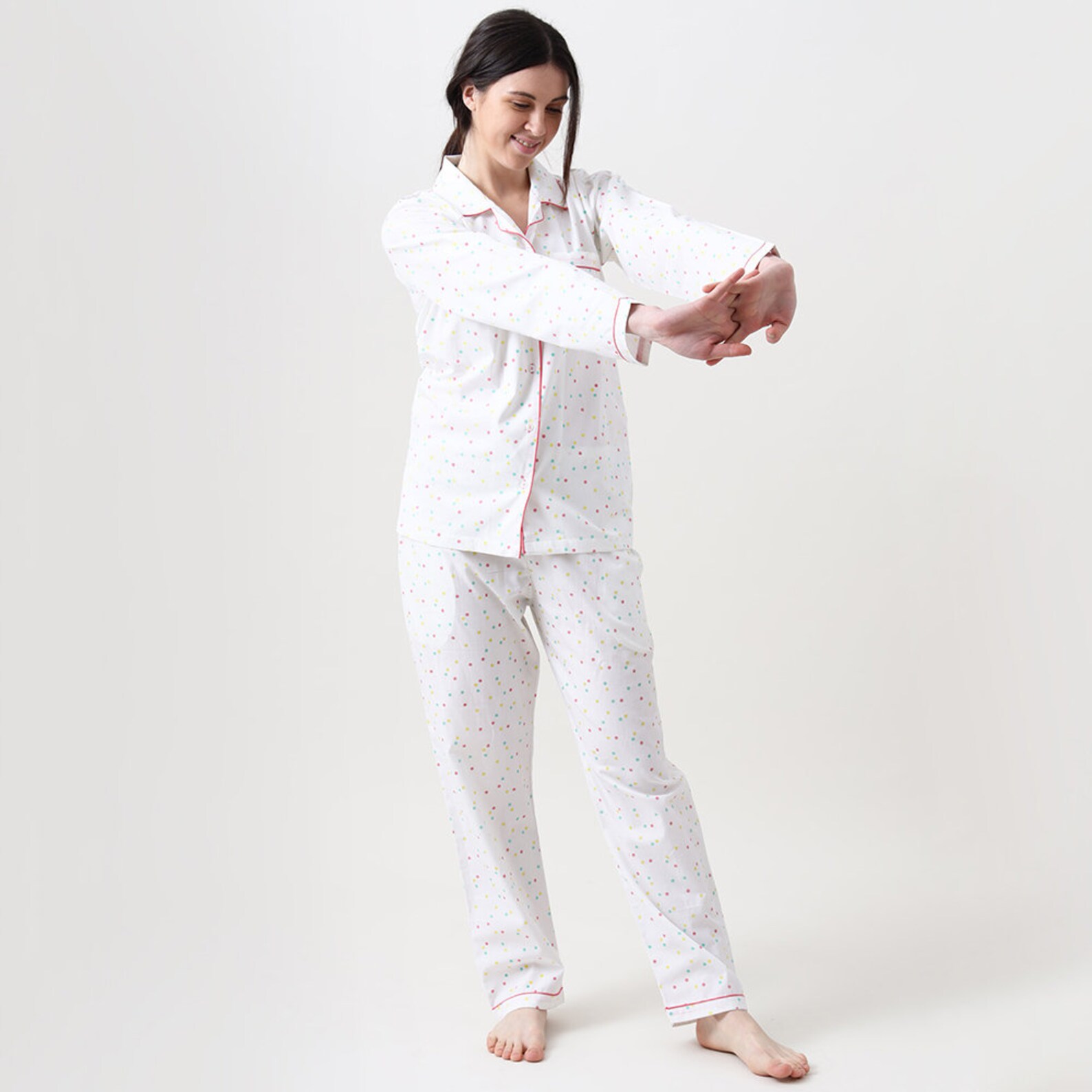 Women Pajama Set Sprinkle Luxury Nightwear Pjs Clothing - Etsy