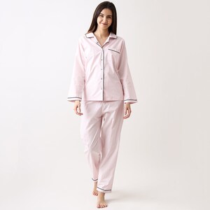 Women Pajama Set | Classy Pink Luxury Nightwear Pjs Clothing ...