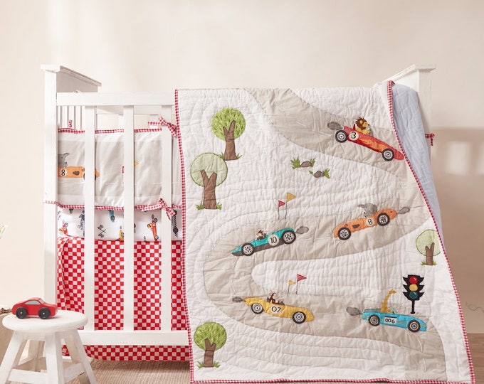 Race Car Quilt - Etsy