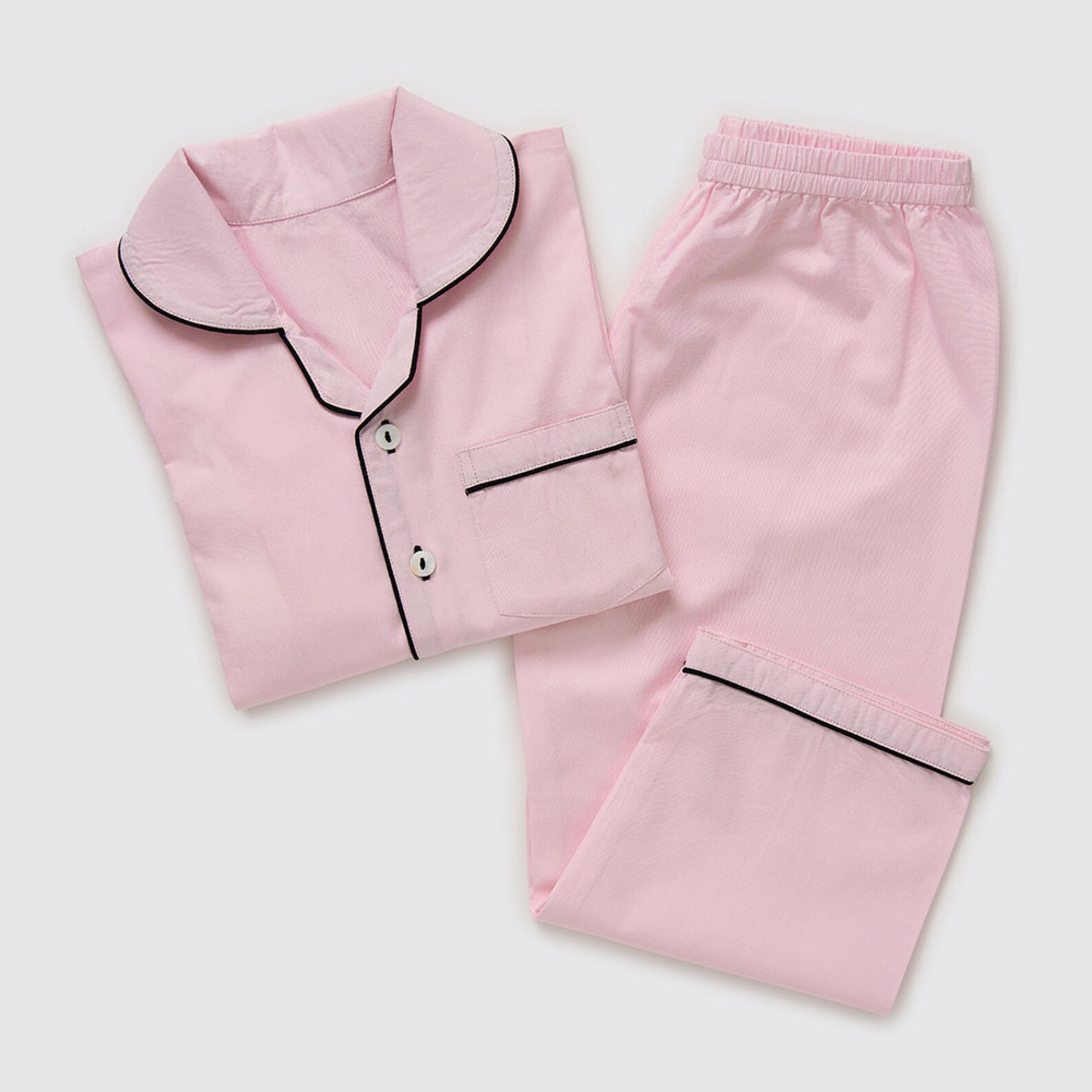 Women Pajama Set | Classy Pink Luxury Nightwear Pjs Clothing ...