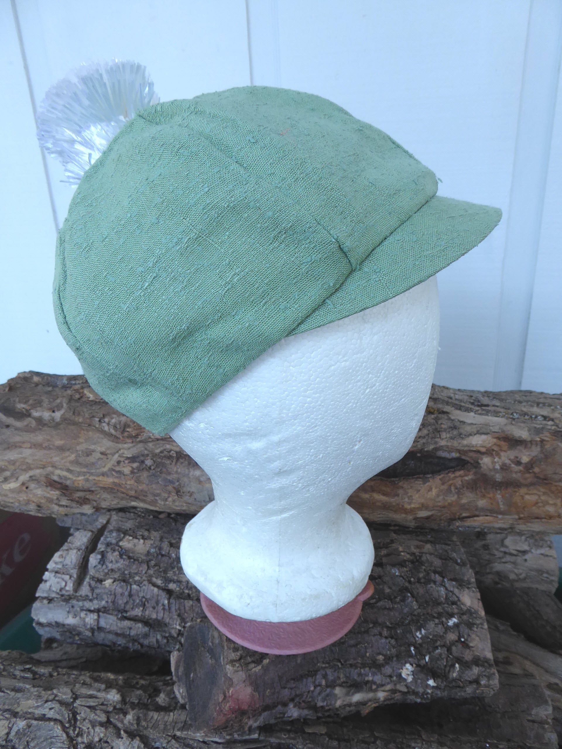 Groovy 1960s Mint Green Mod Ladies Go Go Hat / Jockey Cap W/ - Etsy