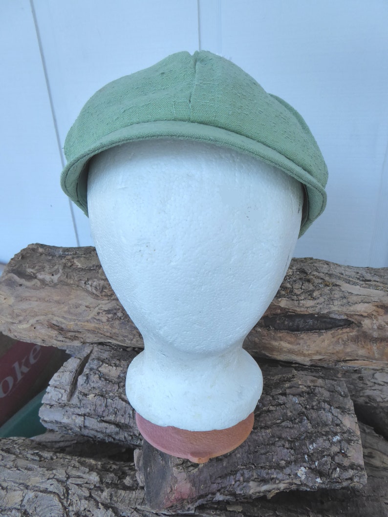 Groovy 1960s Mint Green Mod Ladies Go Go Hat / Jockey Cap W/ | Etsy