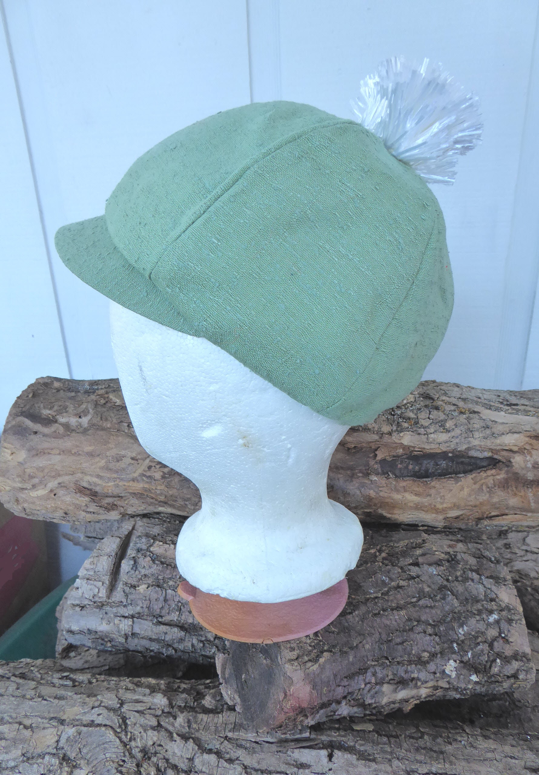 Groovy 1960s Mint Green Mod Ladies Go Go Hat / Jockey Cap W/ - Etsy