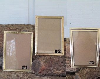 Gold Glass Picture Frames - Etsy