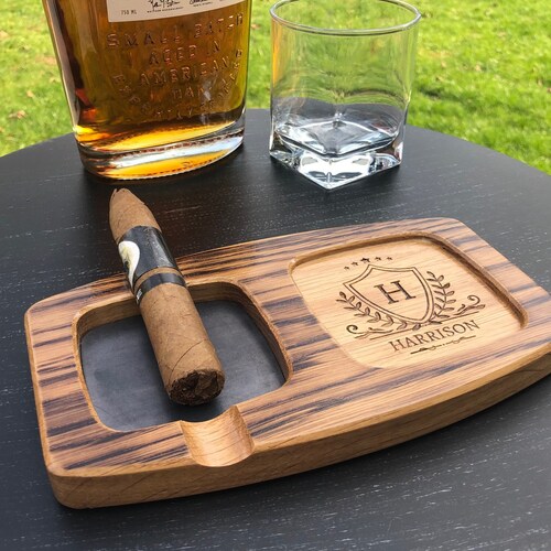 Cigar Ashtray and Coaster - Etsy