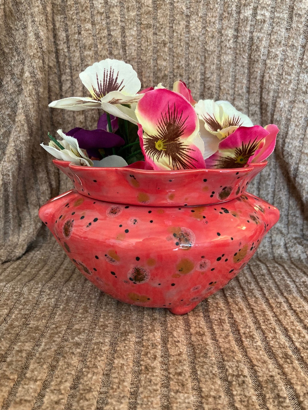 MEDIUM Ceramic African Violet Planter - Etsy