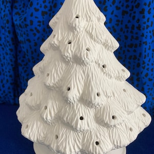 Ready to Paint-9" MANTLE TREE With Lights, Star and Wiring - Etsy