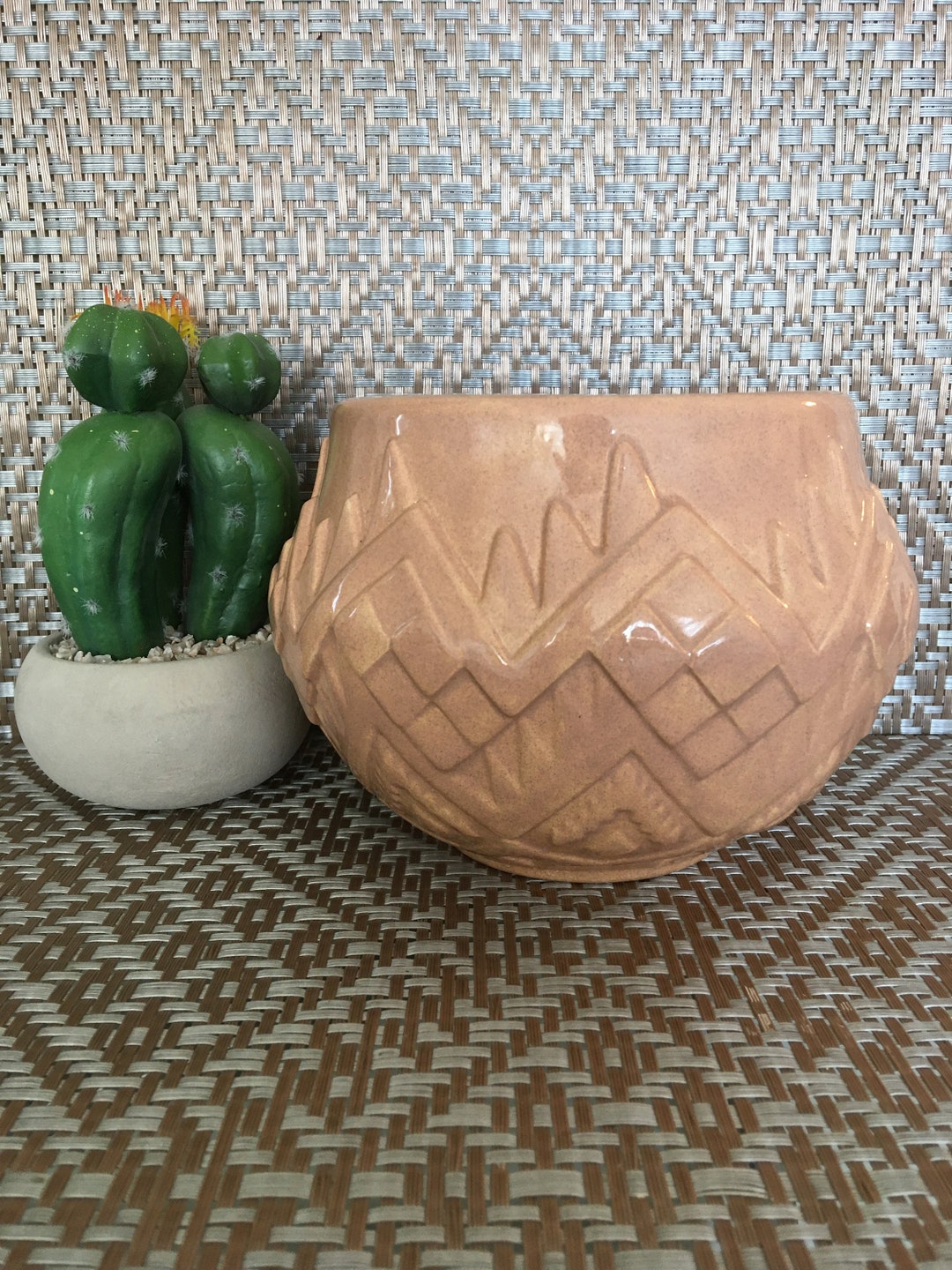 Ceramic AZTEC Planter-5" X 6" - Etsy