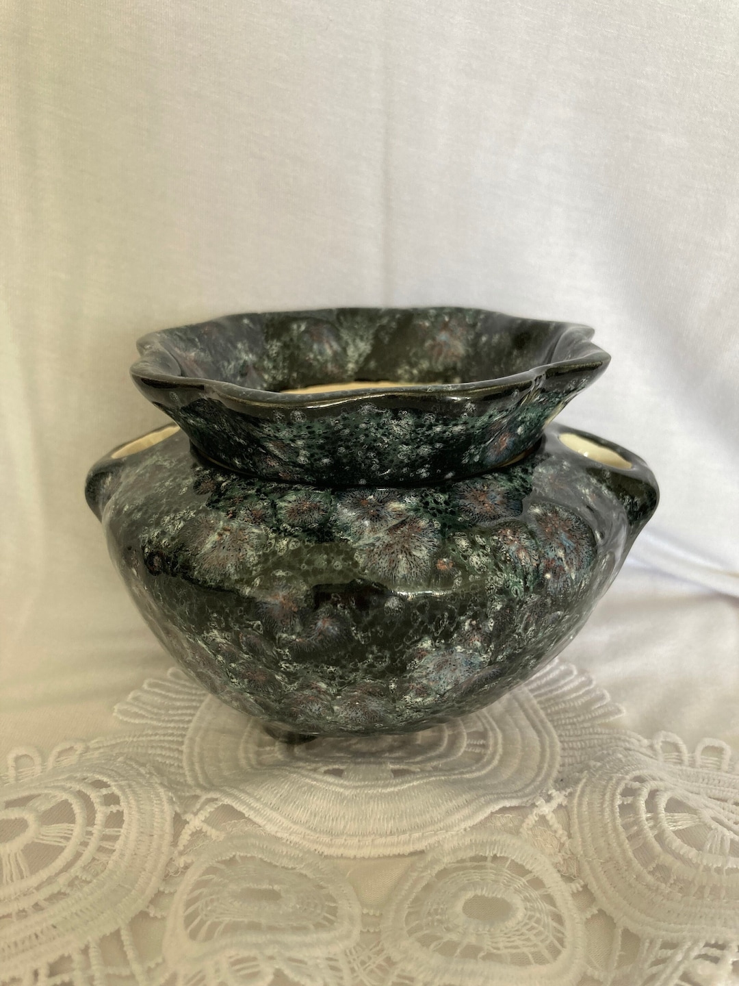 SMALL Ceramic African Violet Planter - Etsy