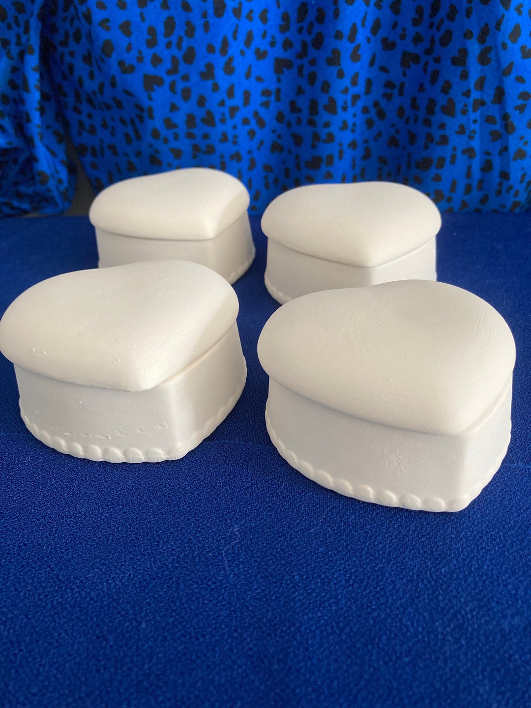 Ready to Paint-heart Boxes-set of 4 - Etsy