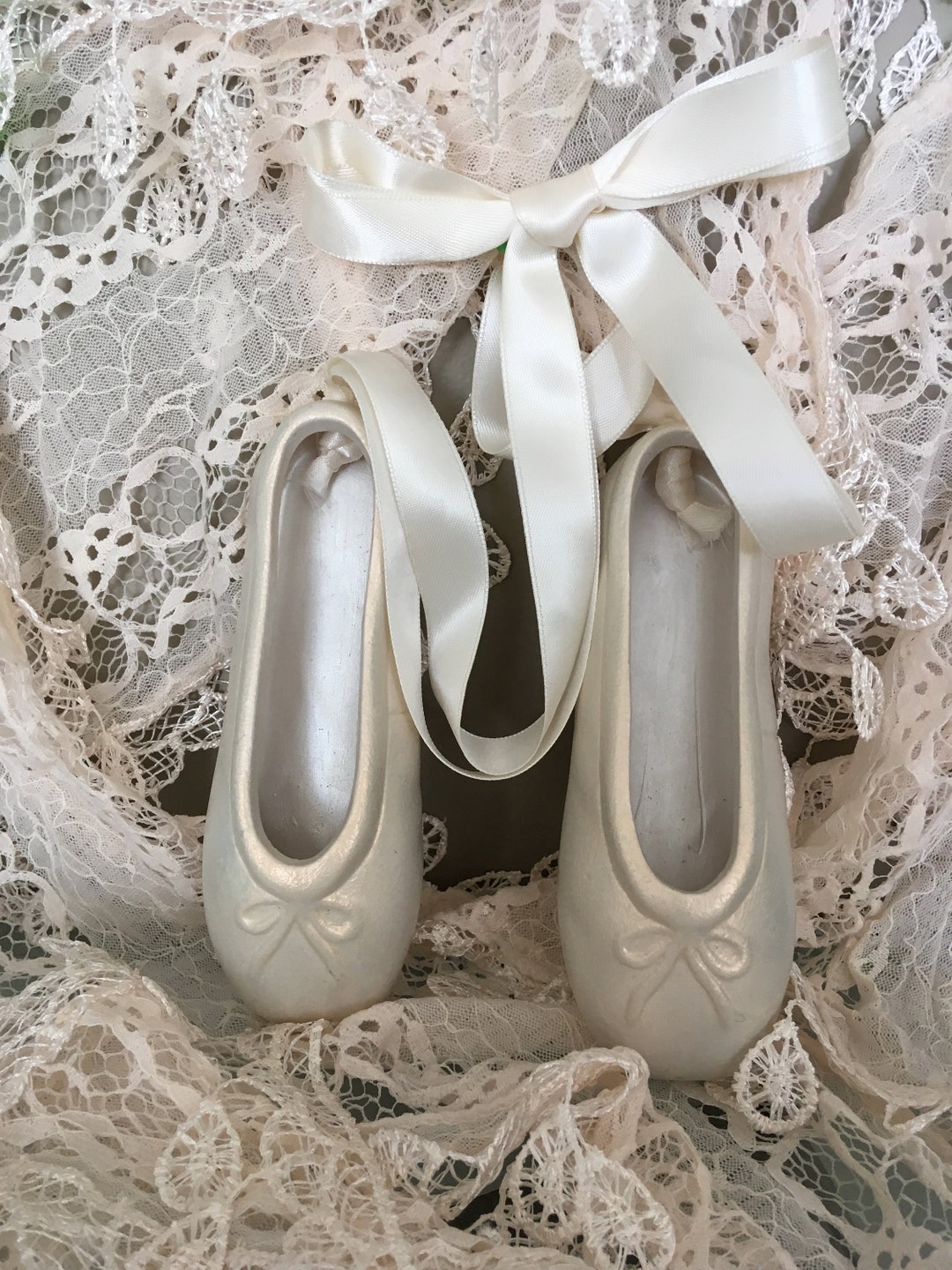 5.5" Ceramic Ballet Slippers-a Dancer's Gift! - Etsy UK