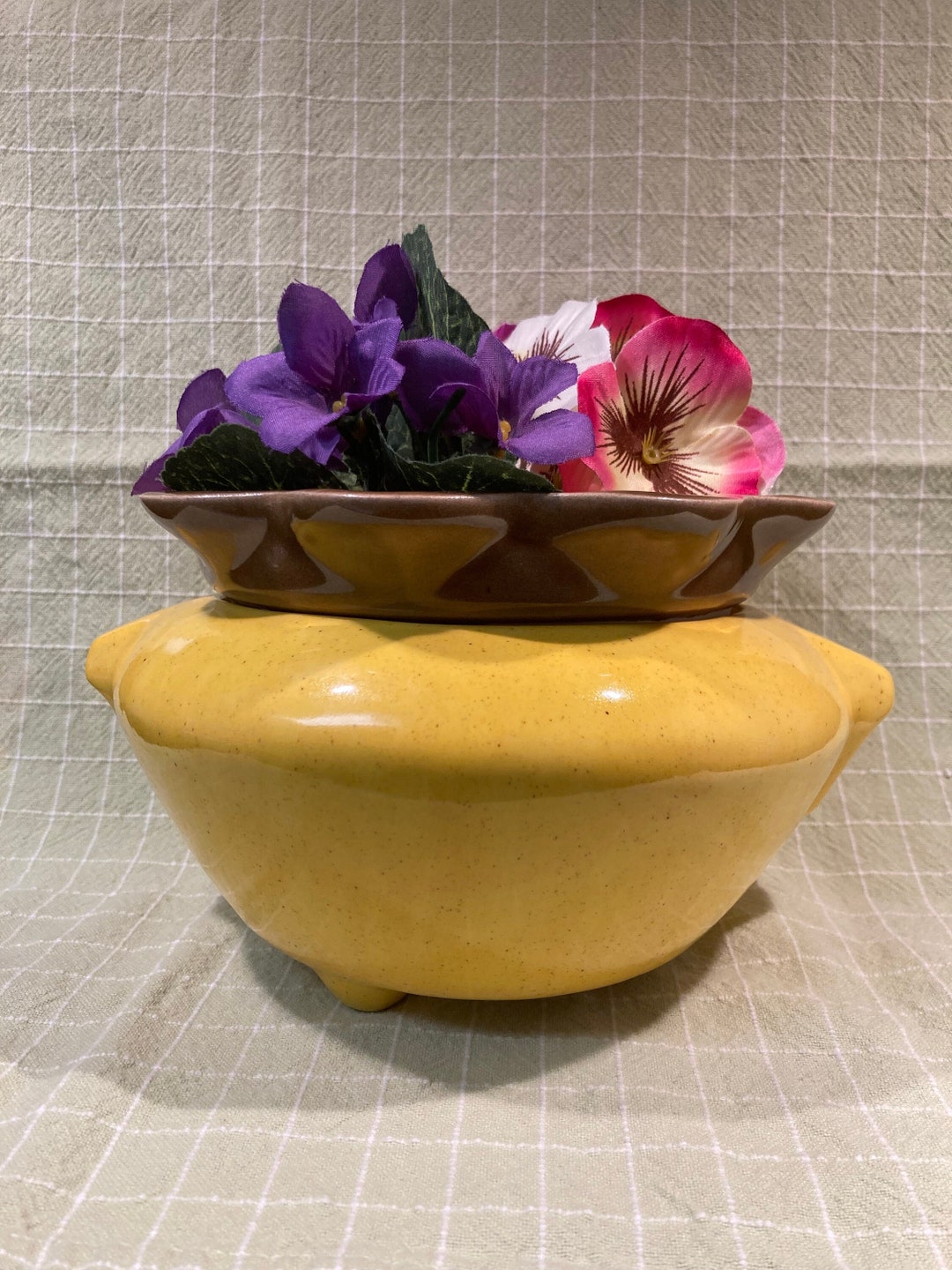 LARGE Ceramic African Violet Planter - Etsy