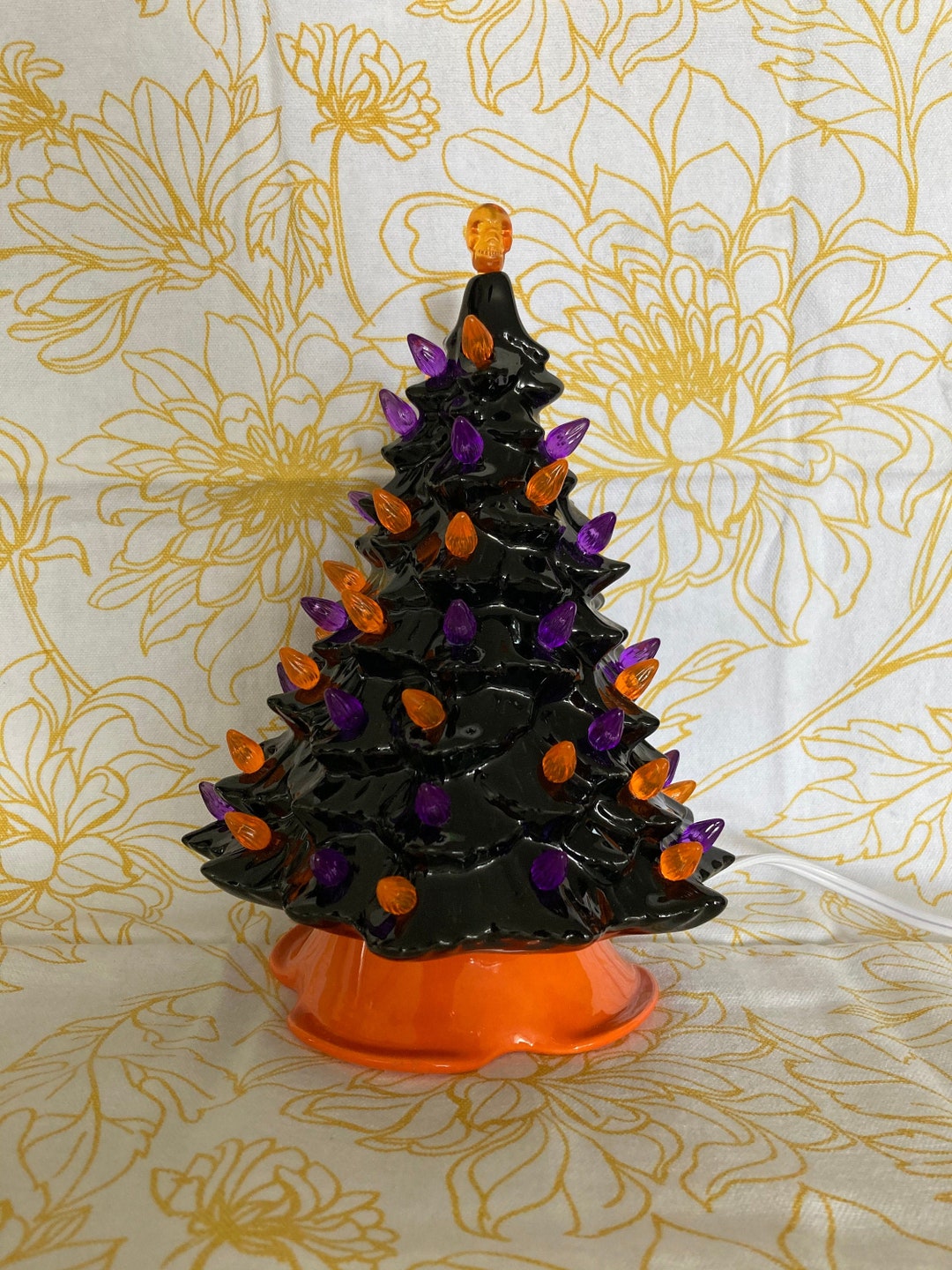 8" Ceramic HALLOWEEN Tree - Etsy