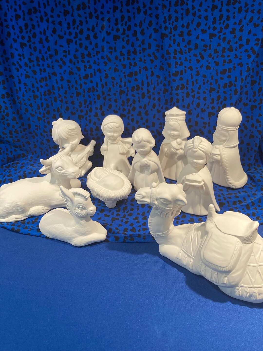 Ready to Paint-10 PIECE NATIVITY SET - Etsy