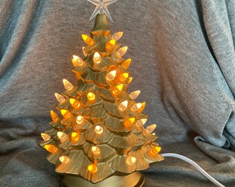 Gorgeous Vintage Gold Leaf Ceramic Christmas Tree, 41% OFF