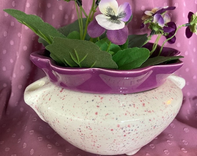 MEDIUM Ceramic African Violet Planter - Etsy