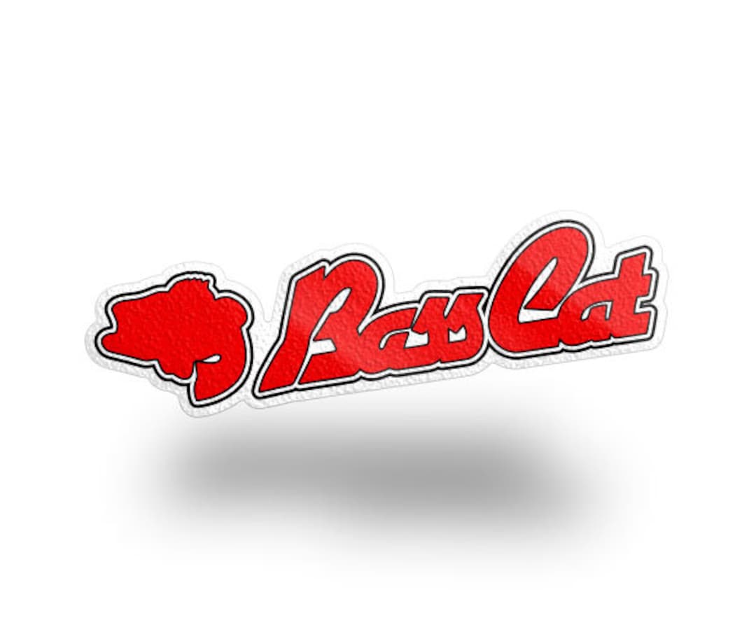 Bass Cat - Bass Boat Carpet Graphic - Decal Logo - Etsy