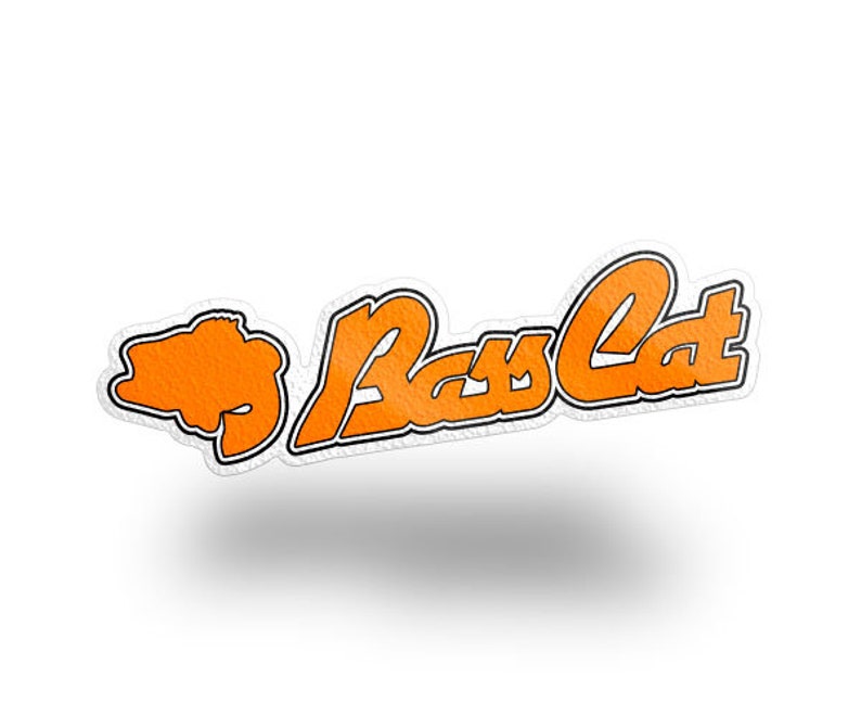 Bass Cat - Bass Boat Carpet Graphic - Decal Logo - Etsy