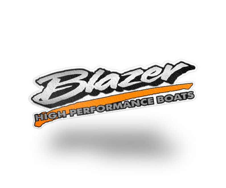 Blazer Boats Bass Boat Carpet Graphic Decal Logo | Etsy