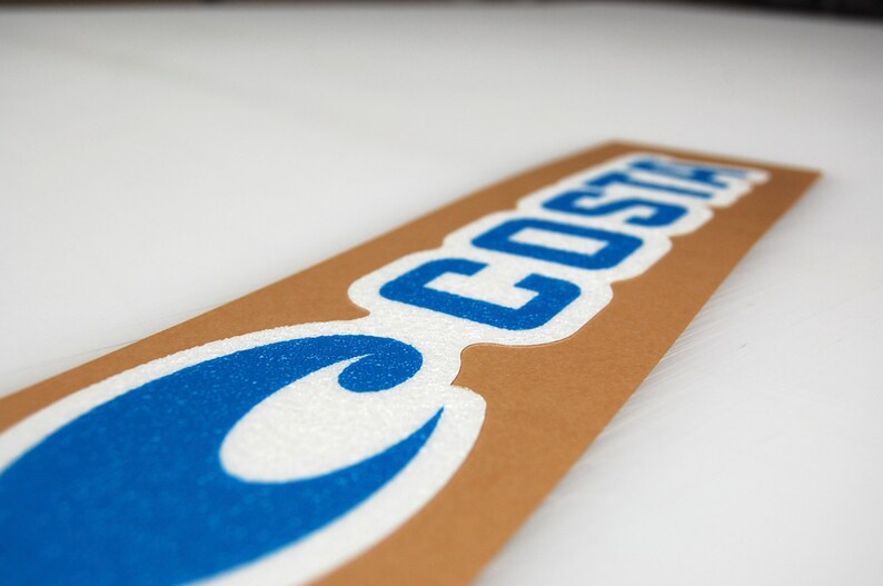 Costa - Bass Boat Carpet Graphic - Decal Logo - Etsy