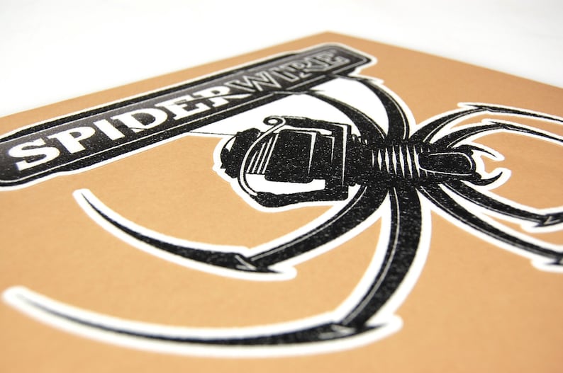 Spider Wire - Bass Boat Carpet Graphic - Decal Logo - Etsy