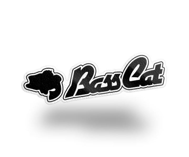 Bass Cat - Bass Boat Carpet Graphic - Decal Logo - Etsy