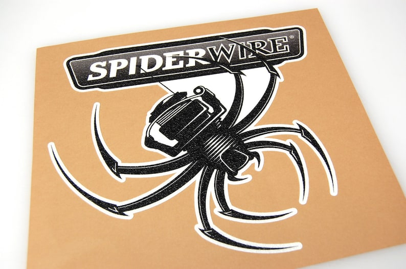 Spider Wire - Bass Boat Carpet Graphic - Decal Logo - Etsy