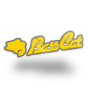 Bass Cat - Bass Boat Carpet Graphic - Decal Logo - Etsy