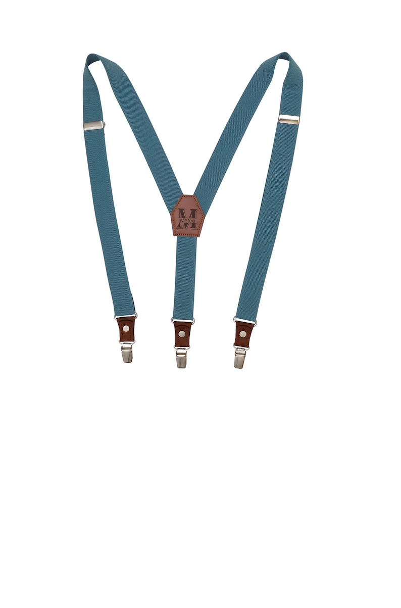 Personalized Elastic Suspenders: Engraved Braces, Boys' & Adults' - Etsy