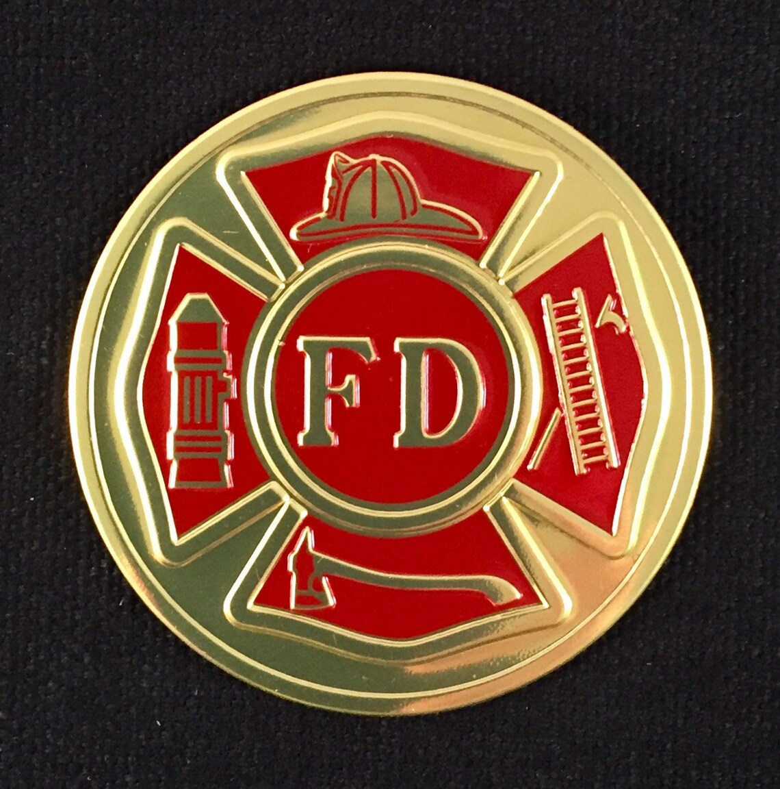 Fire Department / FD Maltese Cross Emblem Insignia for - Etsy