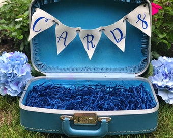 Suitcase card box | Etsy