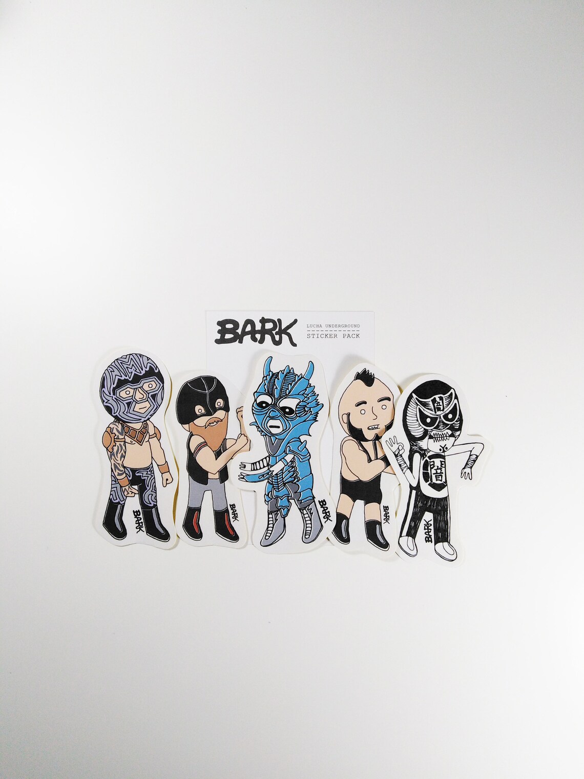 Lucha Underground Wrestling Lucha Libre Pentagon JR Brian Cage Sticker ...