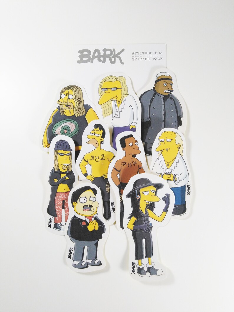 The Broodies Attitude Era Wrestling WWE WWF Simpsons - Etsy