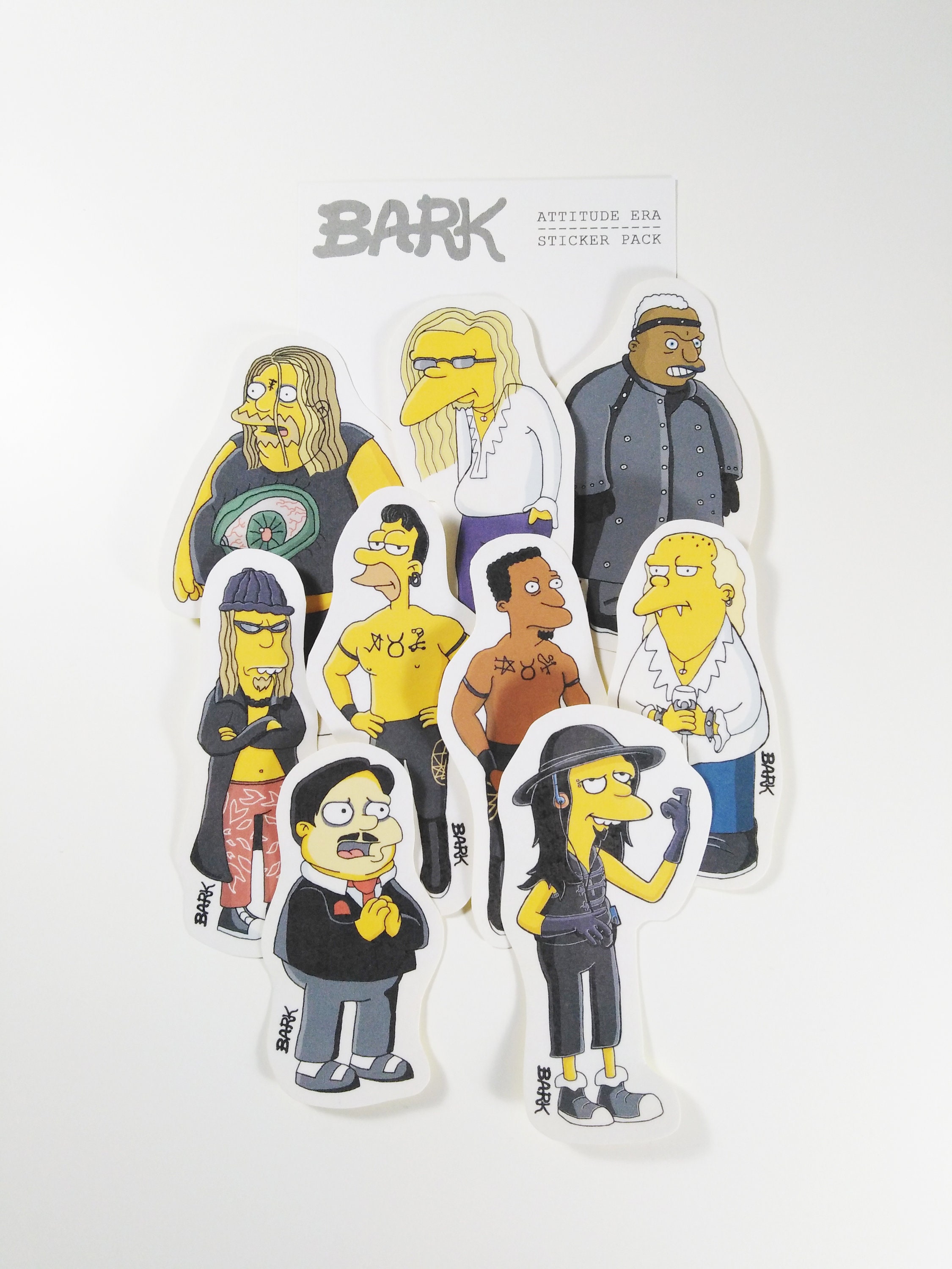 The Broodies Attitude Era Wrestling WWE WWF Simpsons - Etsy