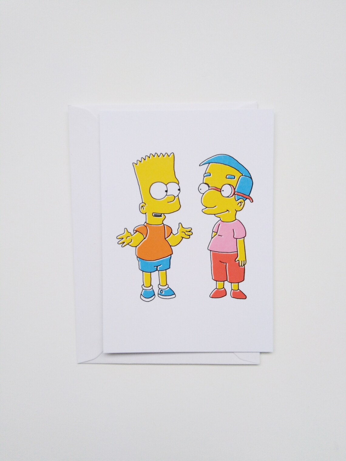 Best Friends Greetings Card Birthday Card Simpsons Card - Etsy