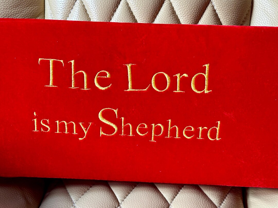 Personalized Embroidered Prayer Pillow With Bible Verse | Custom ...