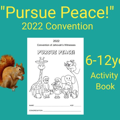 JW 2022 Convention Badge Pursue Peace 1 Peter 3 11 JW - Etsy