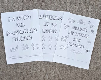 JW Kids Bible ABC 123 & COLORS Worksheets/book for Children | Etsy