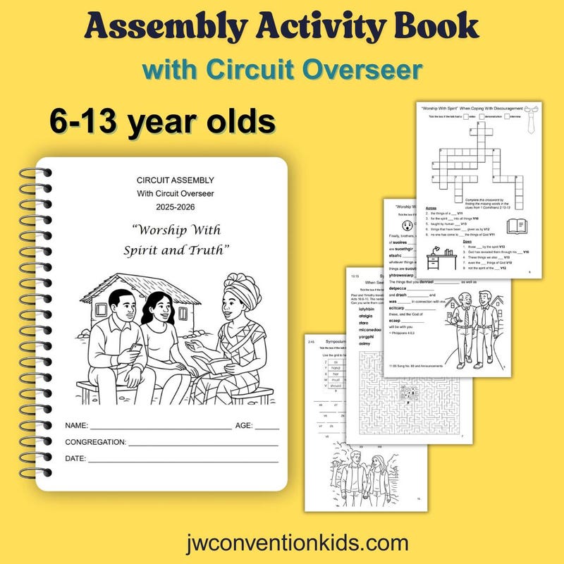 Jw.org Assembly Books - Etsy UK