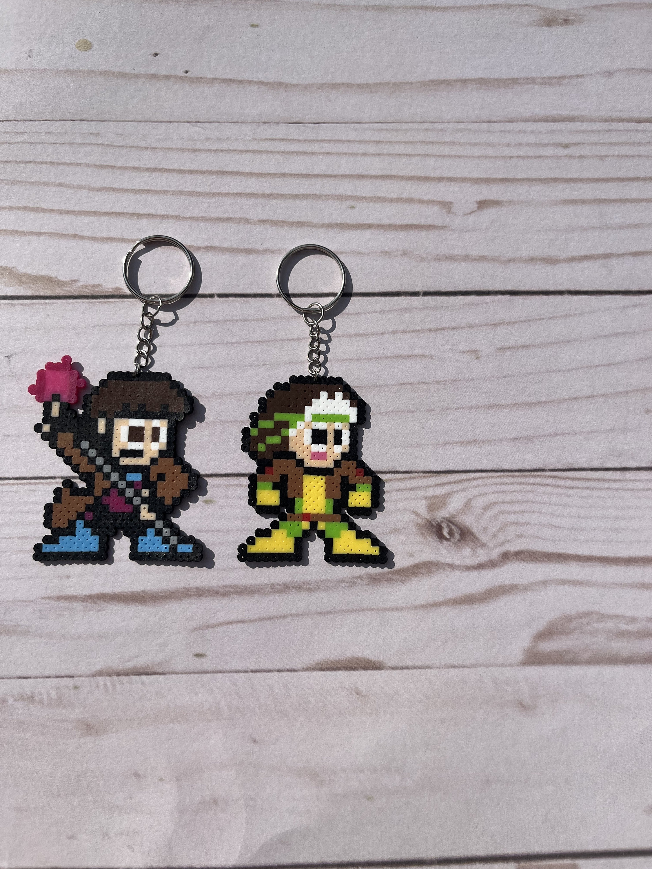 X-men Character Perler Bead Keychain - Etsy