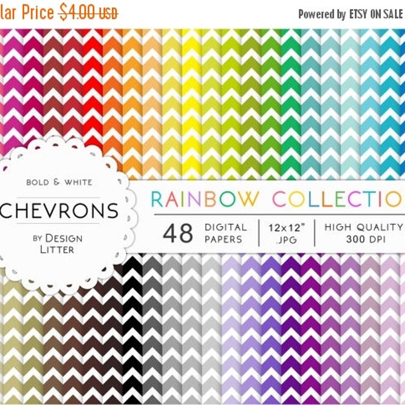 Chevron Sheets - Etsy