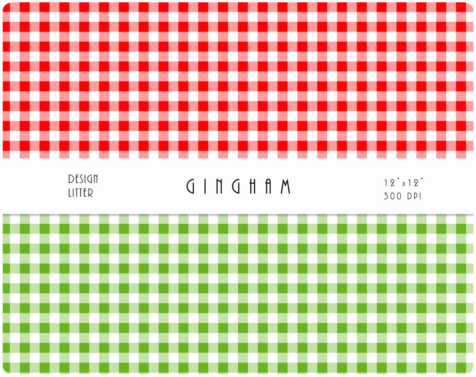 80% Until New Year Gingham Digital Paper: 48 Rainbow Gingham - Etsy