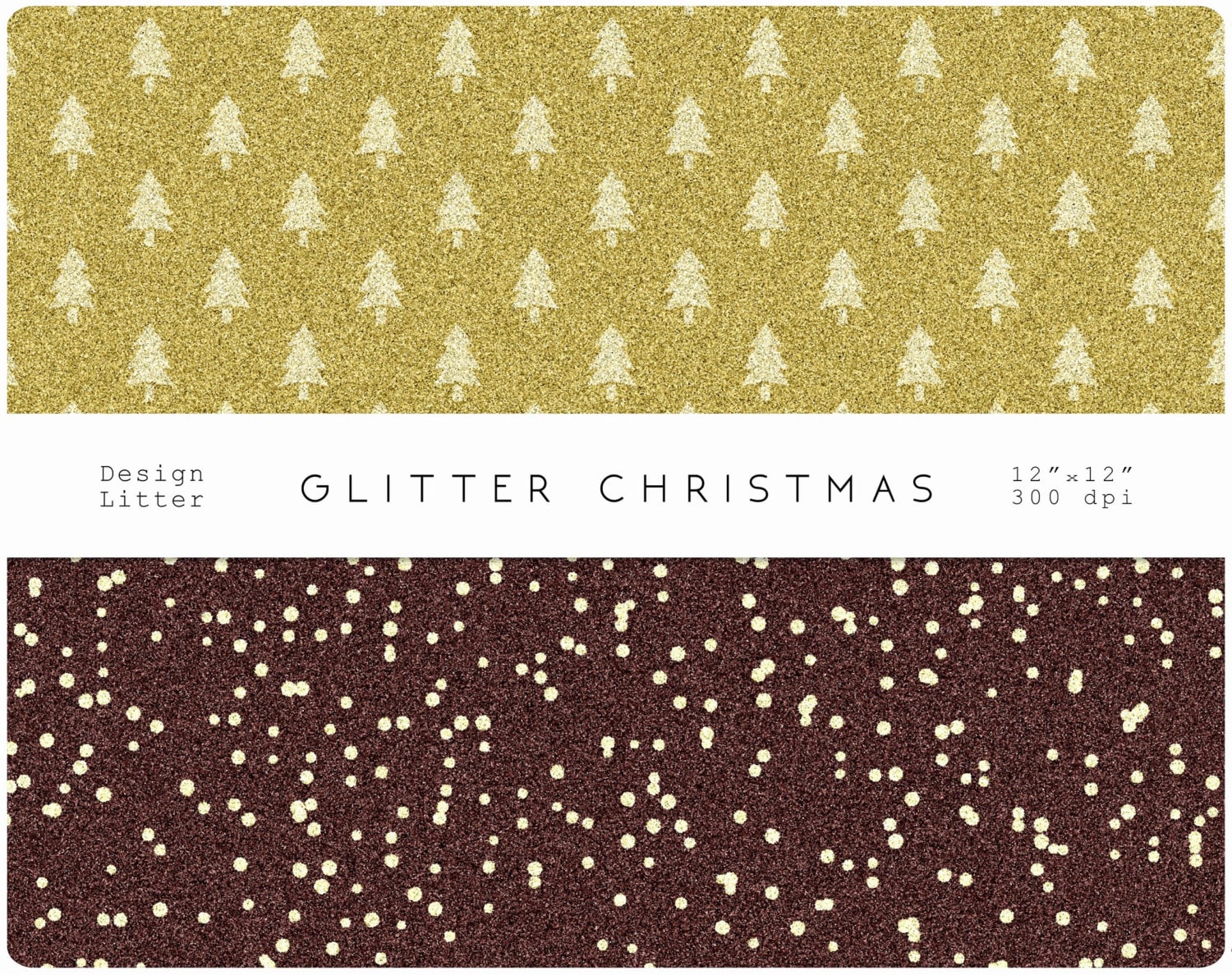 80% Until New Year - Christmas Glitter Digital Papers · Glitter and ...
