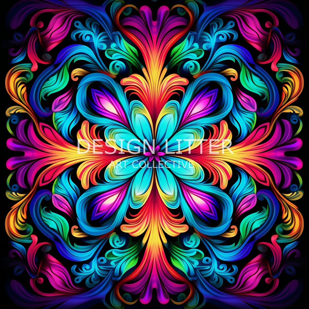 Elegant Vibrant Symmetrical Wallpaper Timeless Dreamy Feor ...