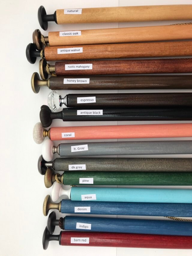 29 48 Stained Hanging Rod for Quilt Tapestry | Etsy