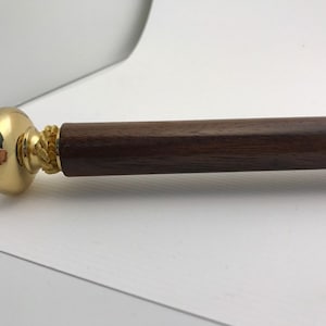 30"-48" Walnut Wood Hanging Rod for Embroidery, Quilt, Tapestry, Banner ...