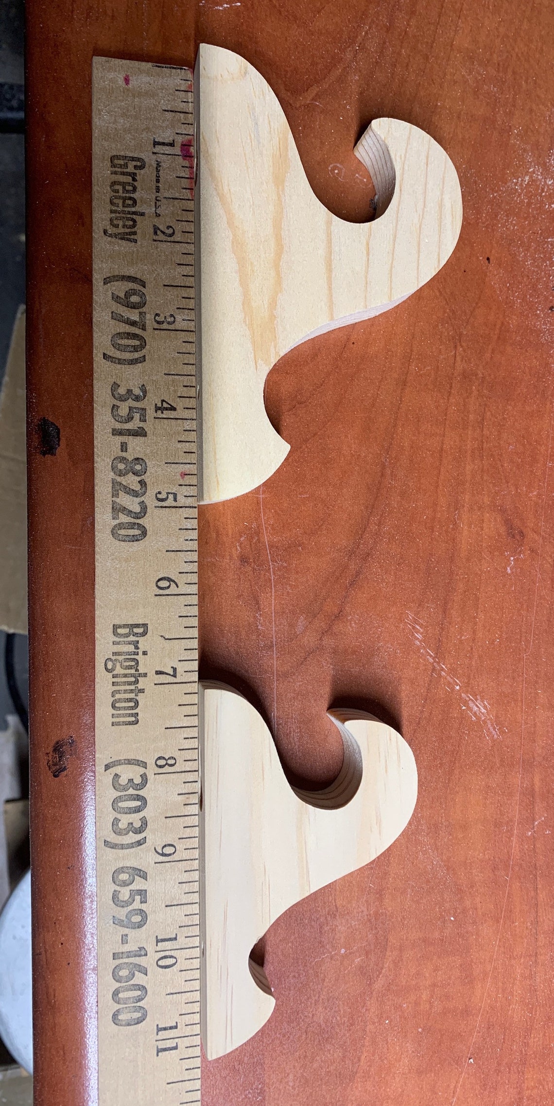 Wooden Wall Bracket for Hanging Dowel Wall-hanging Rod - Etsy