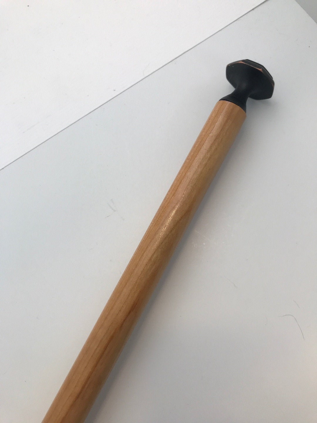 15"- 36" Cherry Wood Hanging Rod for Embroidery, Quilt, Tapestry ...