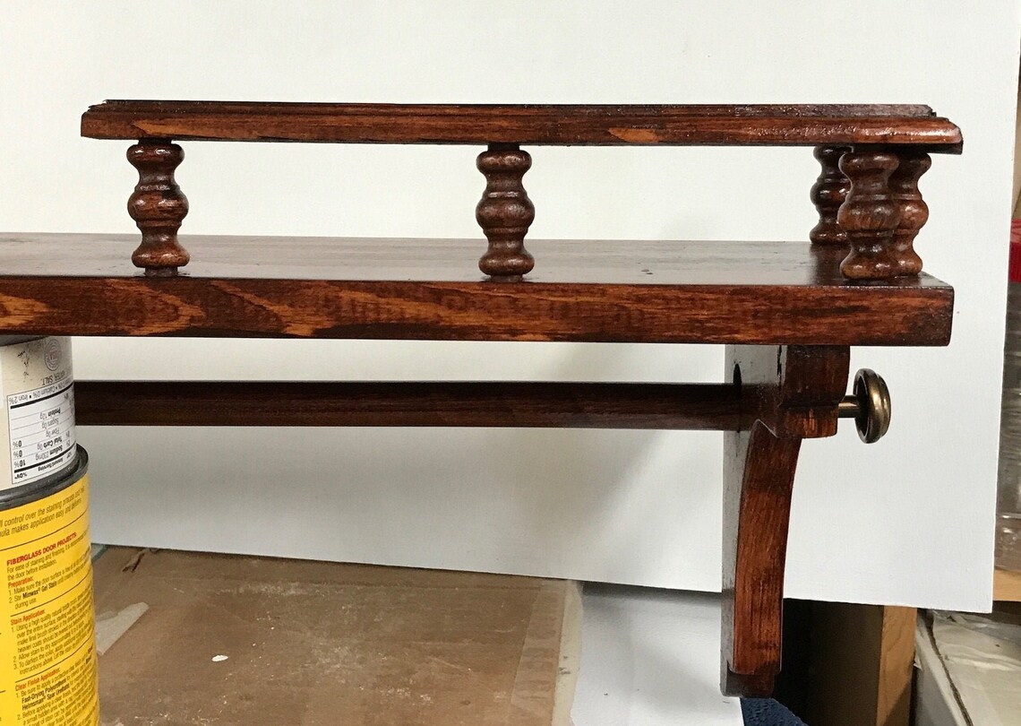 Custom Quilt/banner Display Shelf Half Railed 32 - Etsy