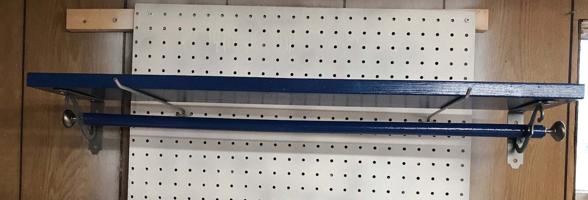 Custom Quilt/tapestry/banner Display Shelf Metal Scroll | Etsy